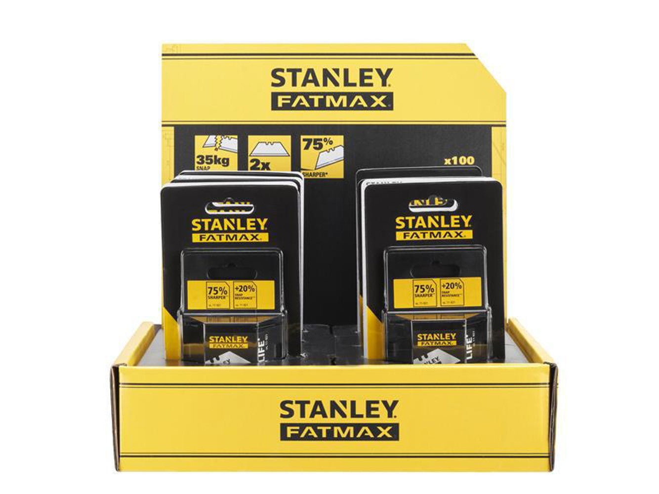 Stanley Hand Tools Fatmax Heavy-Duty Blades (Dispenser Of 100 ...