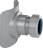 McAlpine BOSSCONN110Z-GR Black Mechanical Soil Pipe Boss Connector ...