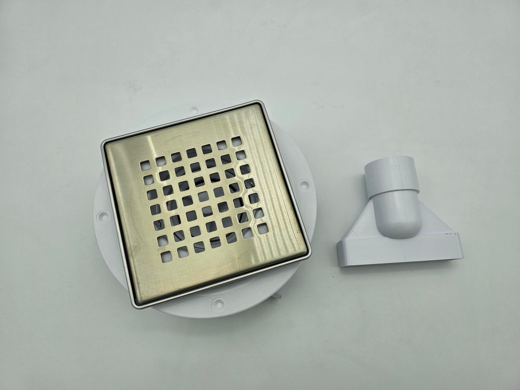 McAlpine Slimline Floor Gully With Non-Return Valve 2 Piece Stainless ...